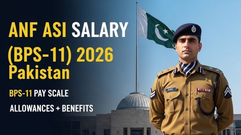 ANF ASI Salary (BPS-11) in Pakistan - Pay and Allowance - anfjob.com