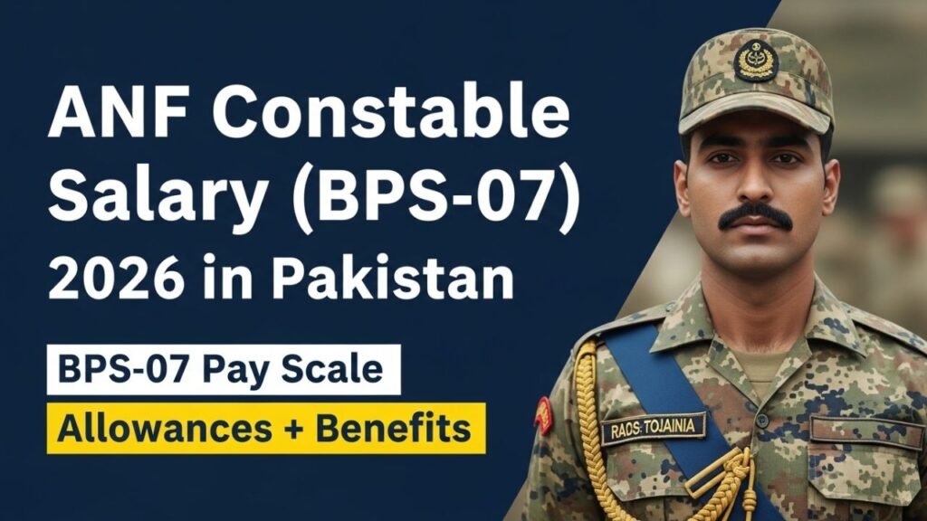 ANF Constable Salary (BPS-07) Per Month in Pakistan 2026 – Pay Slip ...